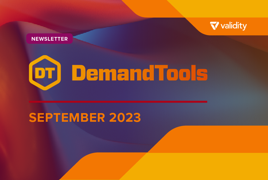 DemandTools Newsletter September 2023