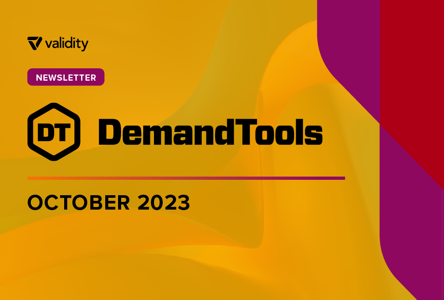 DemandTools Newsletter October 2023