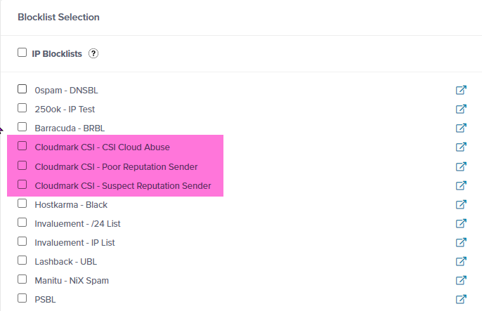 Regarding csi cloudmark check - Validity Customer Community - 2071